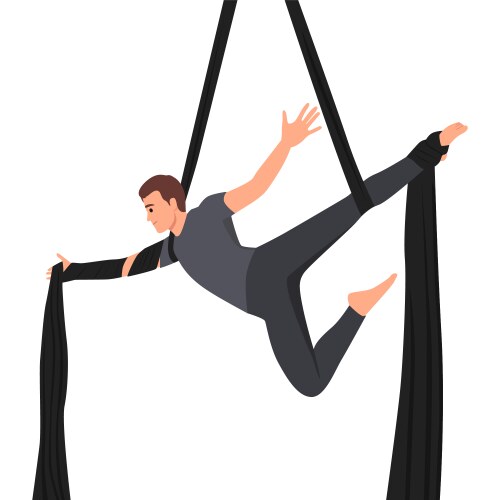 Hanged man silhouette Royalty Free Vector Image