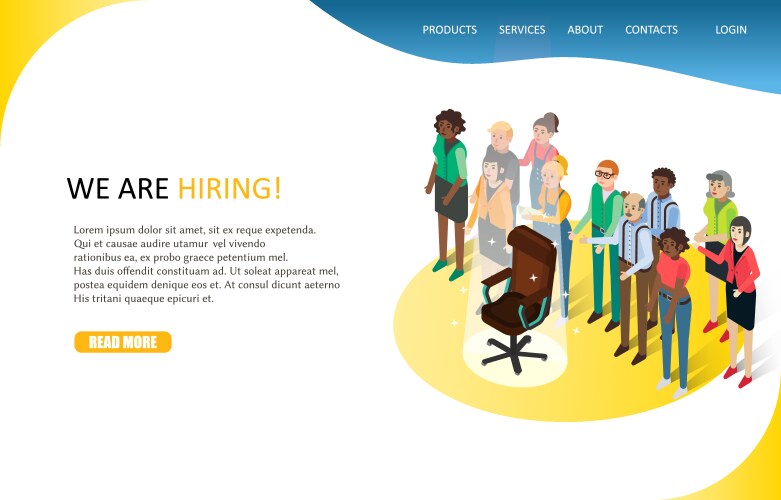 Hiring logo Vector Images & Graphics for Commercial Use | VectorStock