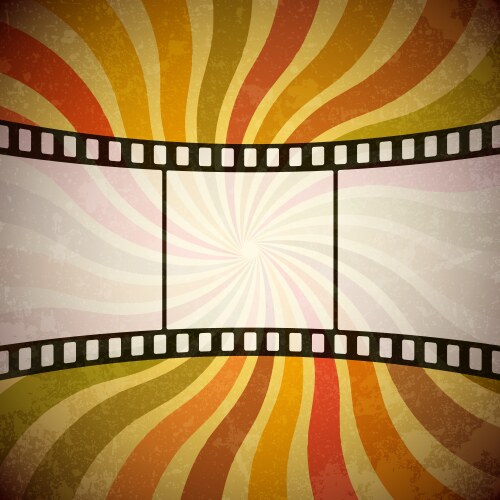 Film background retro Royalty Free Vector Image