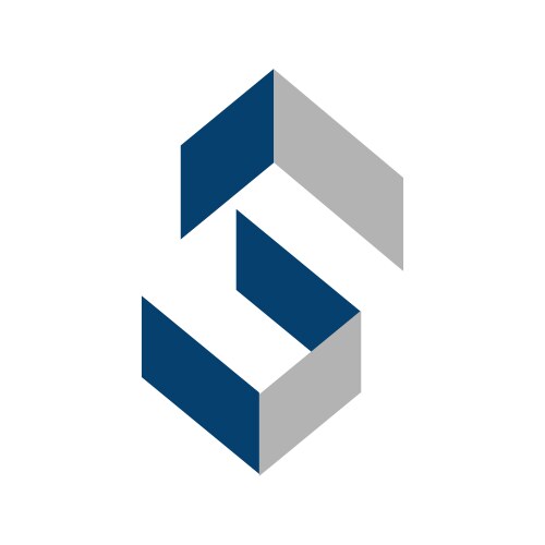 New style square letter s logo element icon Vector Image