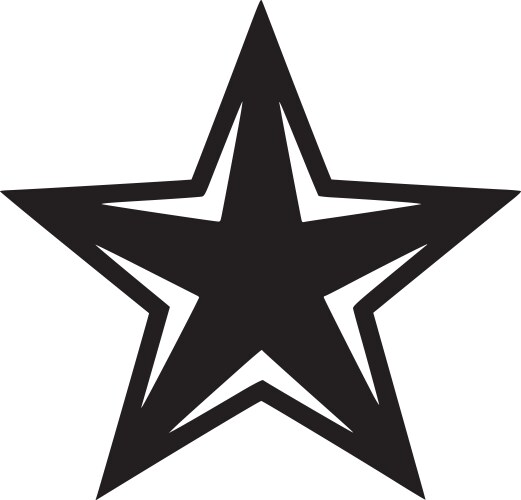 Red star logo Royalty Free Vector Image - VectorStock