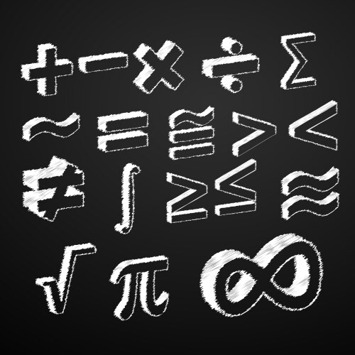 Calligraphy of Math Vector Images (over 1,000)