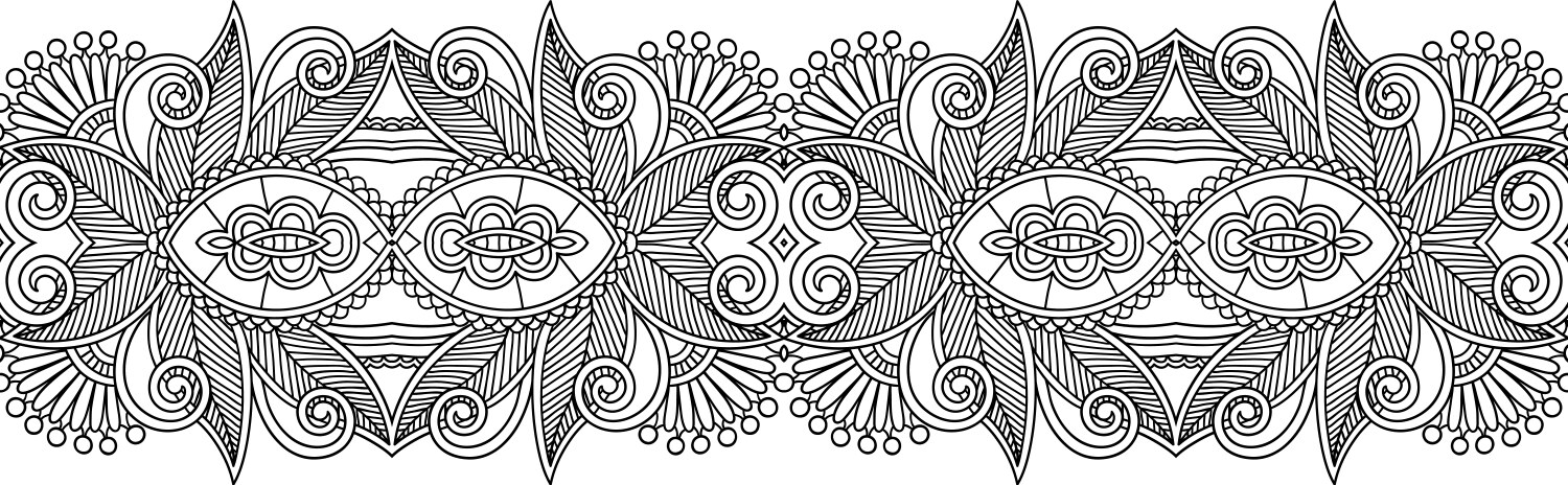 Decorative ornate design stripe pattern ethnic Vector Image