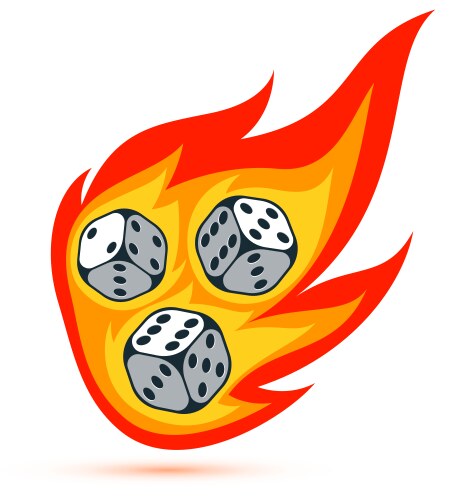 Dice Game Flaming Vector Images (over 110)