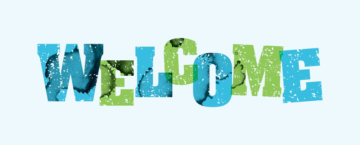 Welcome word art Vector Images & Graphics for Commercial Use | VectorStock