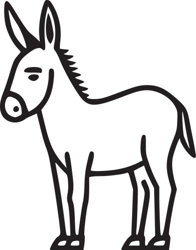Donkey Outline Vector Images (over 2,100)