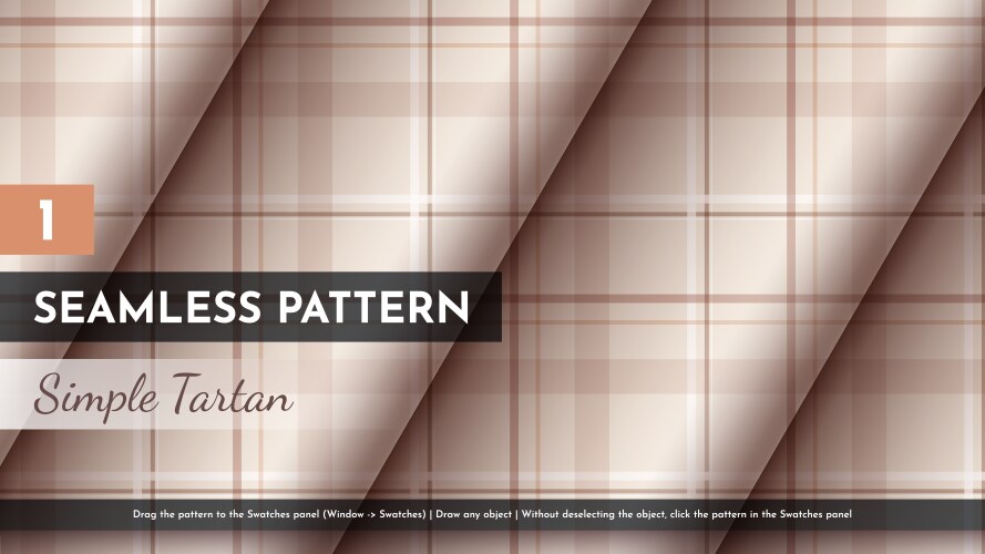 Seamless simple tartan pattern Royalty Free Vector Image