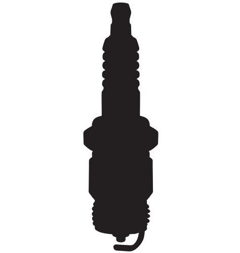 Spark plug sketch Royalty Free Vector Image - VectorStock