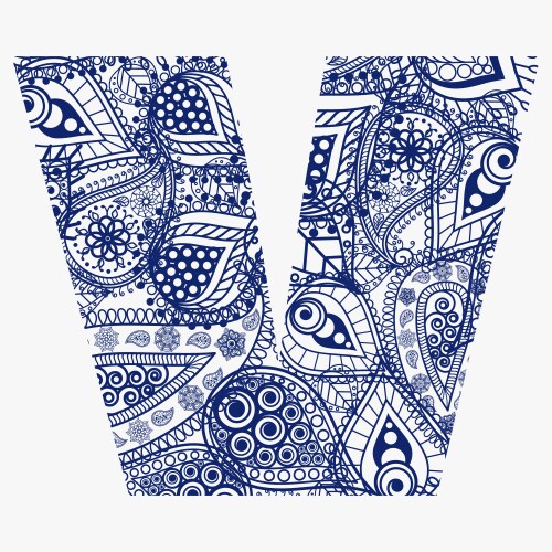 Letter y from doodle alphabet Royalty Free Vector Image