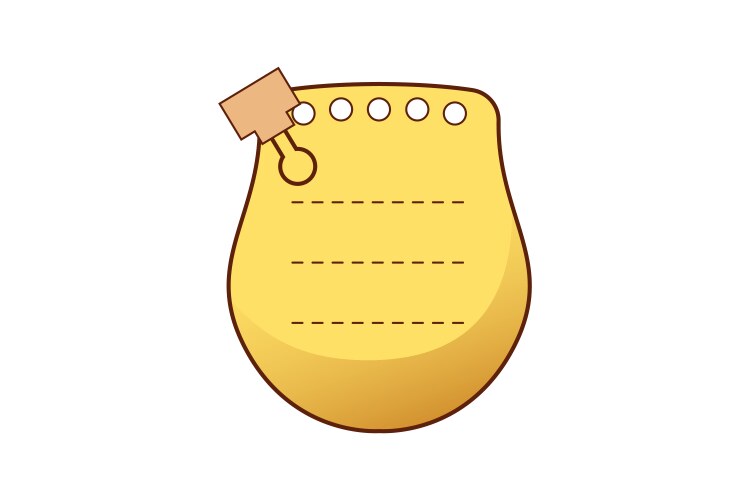 Sticky notes sticker set Royalty Free Vector Image