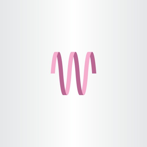 3d logo the letter m and word malibu Royalty Free Vector