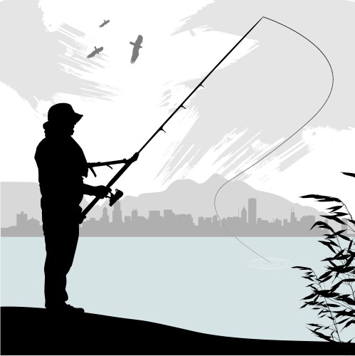 Fishing Royalty Free Vector Image - VectorStock