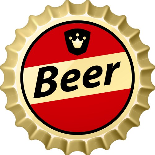 Bottle cap Royalty Free Vector Image - VectorStock