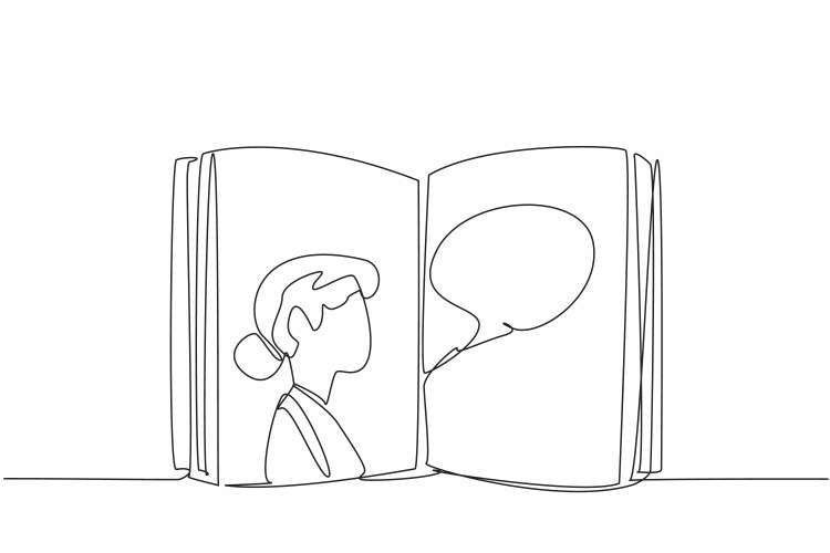 Open Book Line Drawing Vector Images (over 3,400)