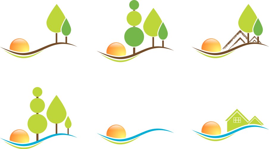 Hop logo design set Royalty Free Vector Image - VectorStock