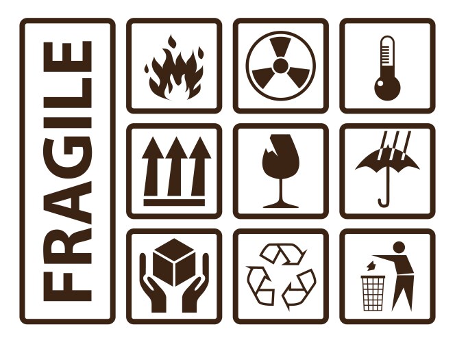 Fragile Symbol Vector Images (over 39,000)