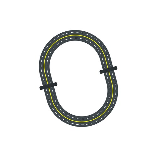 Silverstone circuit Royalty Free Vector Image - VectorStock