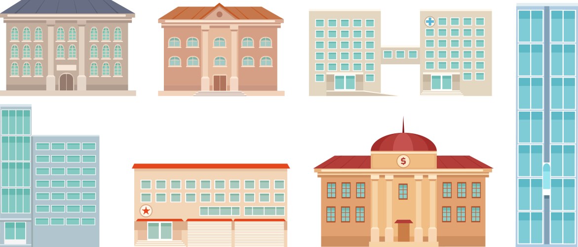 Cartoon Buildings Vector Images (over 190,000)