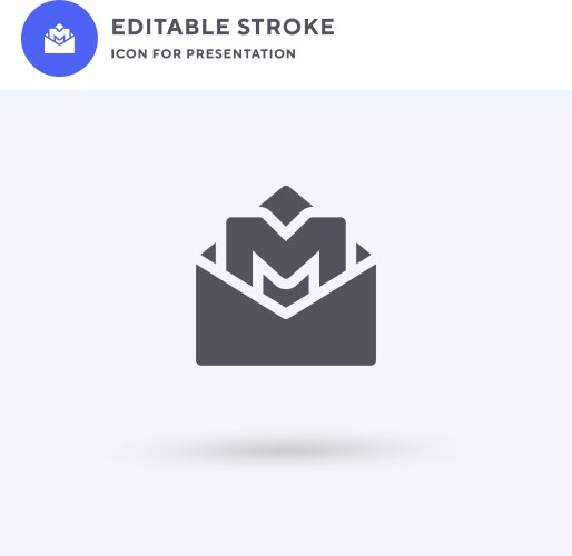 Original official google gmail m logo icon – Royalty-Free Vector ...