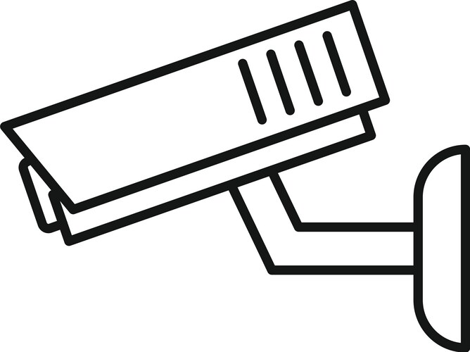 Security Camera Outline Icon Vector Images (over 11,000)