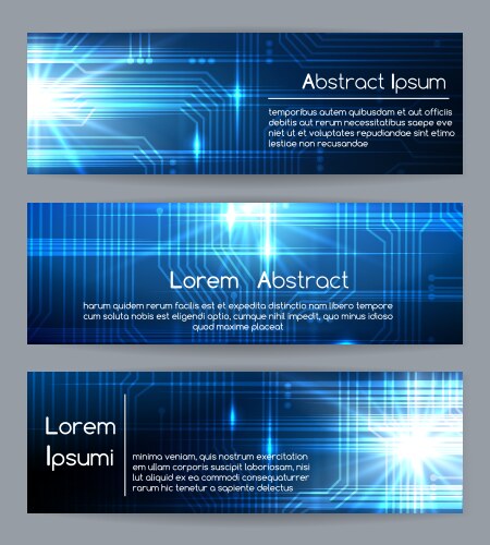 Tech Banner Vector Images (over 240,000)