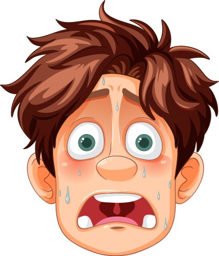 Cartoon Face Worried Vector Images (over 7,200)