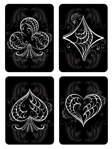 Playing Cards Black and White Vector Images (over 53,000)
