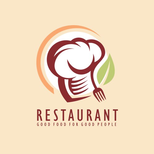 Restaurant signs symbols and logos Royalty Free Vector Image