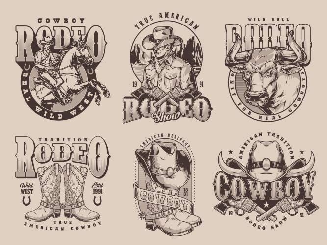 Bull Riding Logo Vector Images (over 370)