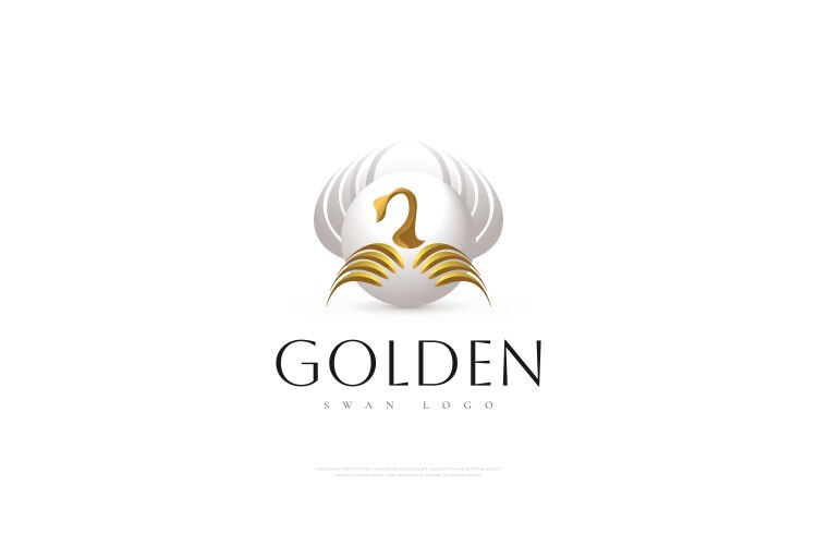 Swan Logo Gold Vector Images (over 230)
