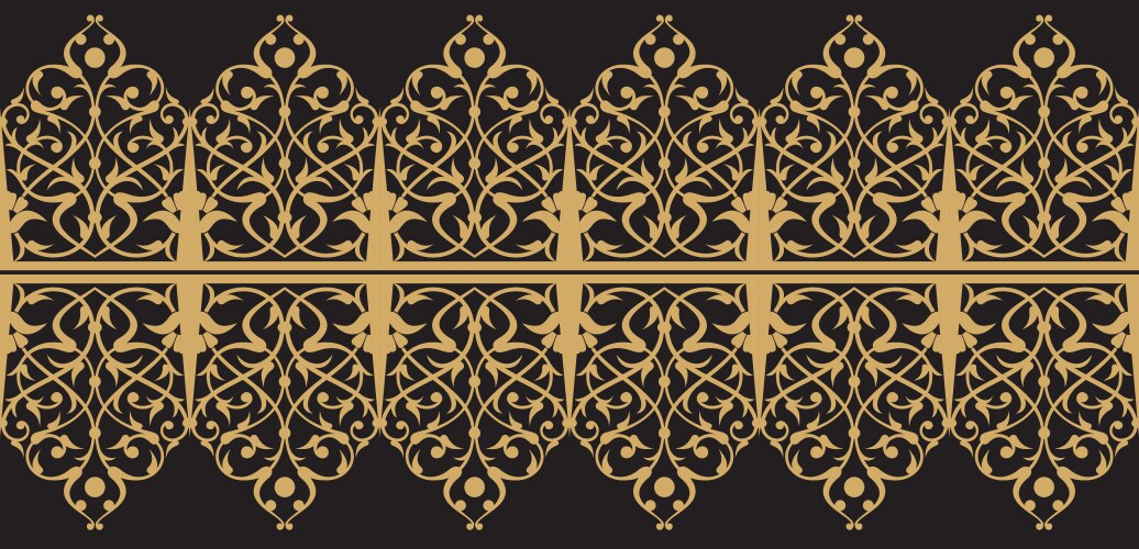Islamic ornamental graphic design pattern Vector Image