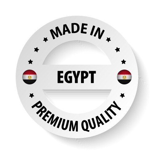 Made in egypt graphic and label Royalty Free Vector Image