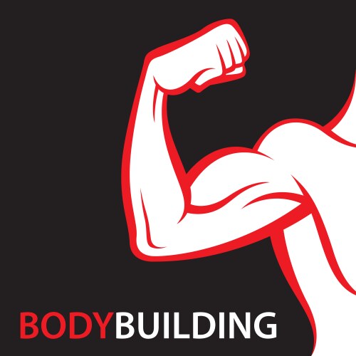 Arm muscles Royalty Free Vector Image - VectorStock