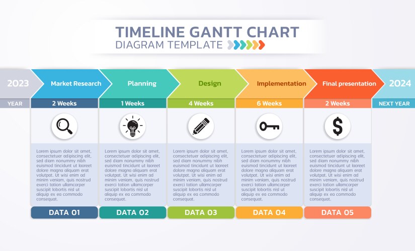 Geologic timeline scale Royalty Free Vector Image