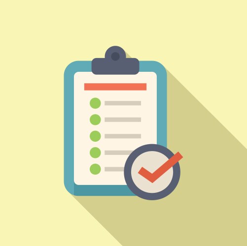Checklist icon with check marks Royalty Free Vector Image