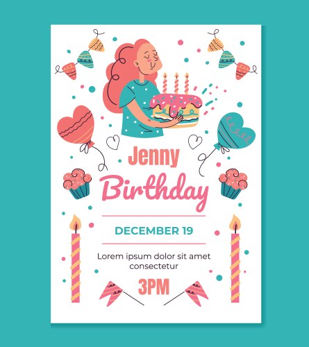 Birthday Invitation Vector Images (over 290,000)