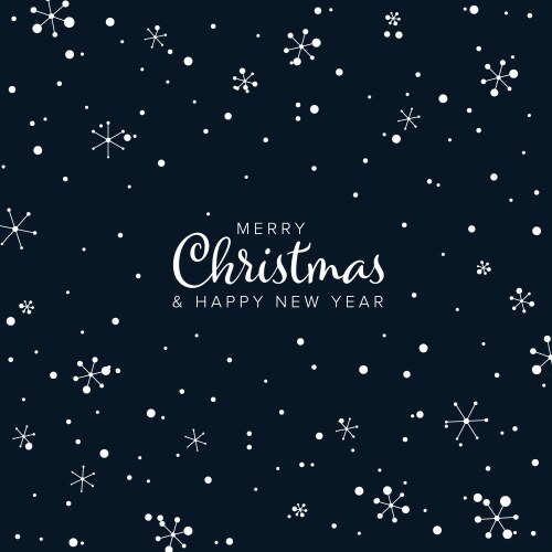 Christmas blue background Royalty Free Vector Image