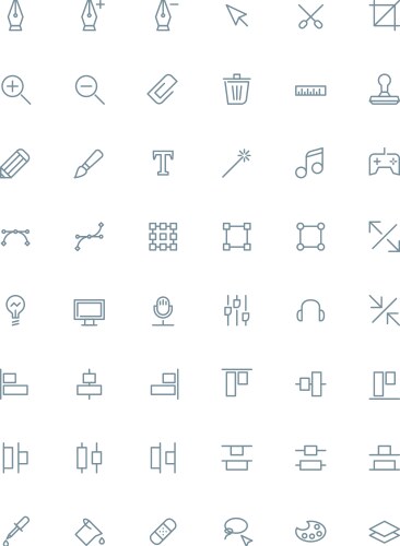 Photoshop Tool Vector Images (over 200)