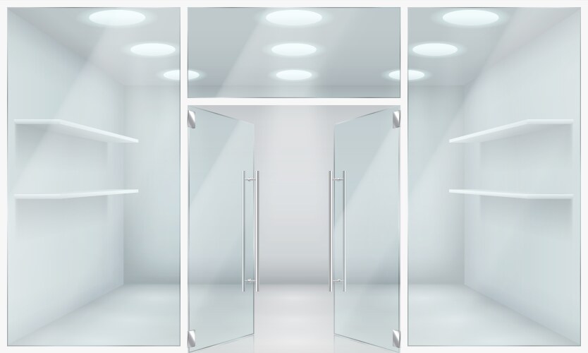 Realistic Mockup Storefront Vector Images (over 260)