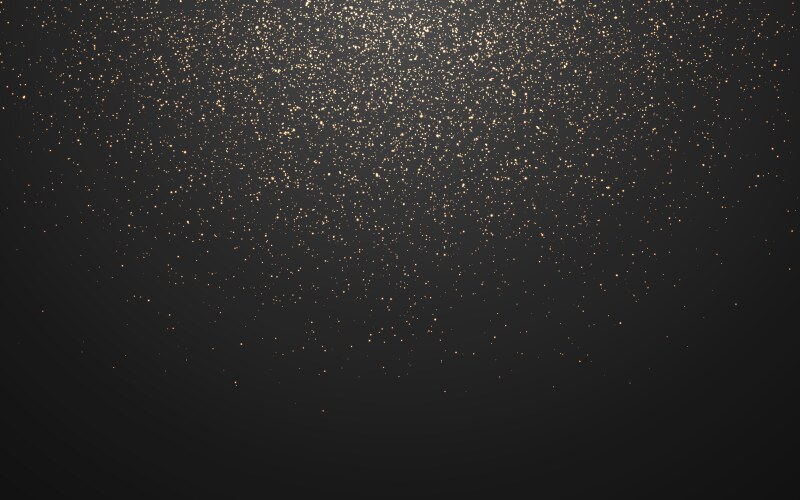 Glitter background gold garlands falling down Vector Image