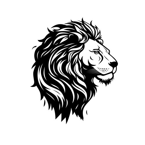 Gothic lion Royalty Free Vector Image - VectorStock