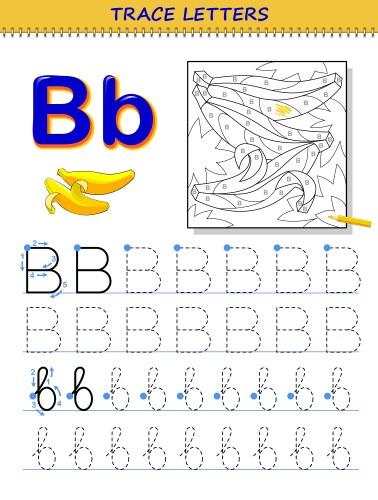 Kids abc cards letter study set english alphabet Vector Image
