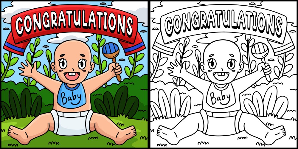 Congratulations Baby Vector Images (over 28,000)