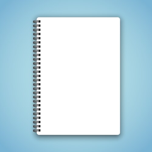Notebook a3 size Royalty Free Vector Image - VectorStock