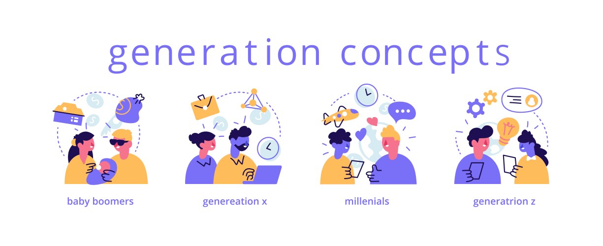 Boomer Generation Vector Images (over 320)