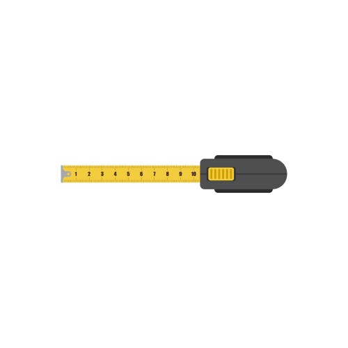 Tape measure isolated Royalty Free Vector Image