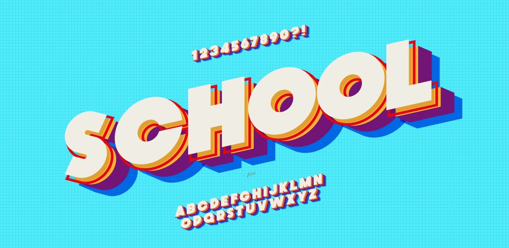 Varsity Bold Font Vector Images (over 100)