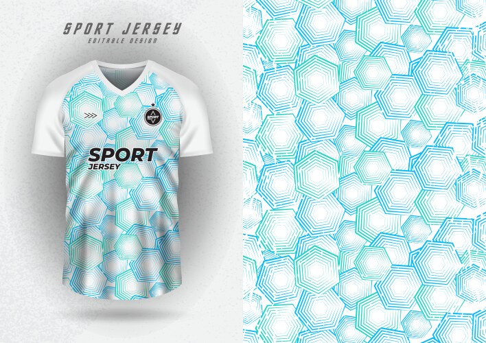 Sports jersey and background template design Vector Image