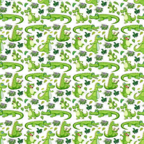 Cute animals cartoon set on white background Vector Image