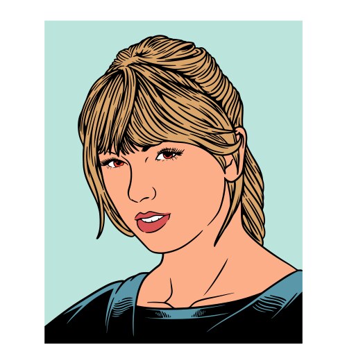 Taylor Swift Vector Images (4)